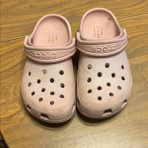 CROCS | Shoes | Crocs Kids Light Pink Clogs | Poshmark